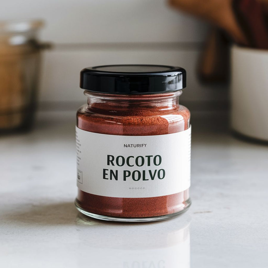 Rocoto Peruano Molido y Deshidratado en Polvo 100% Orgánico – Naturify